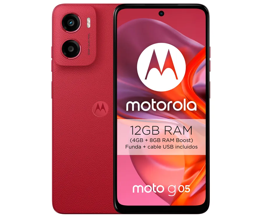 motorola moto g05 4G Plum Red / 4+128GB / 6.67" 90Hz HD+ | ielectro